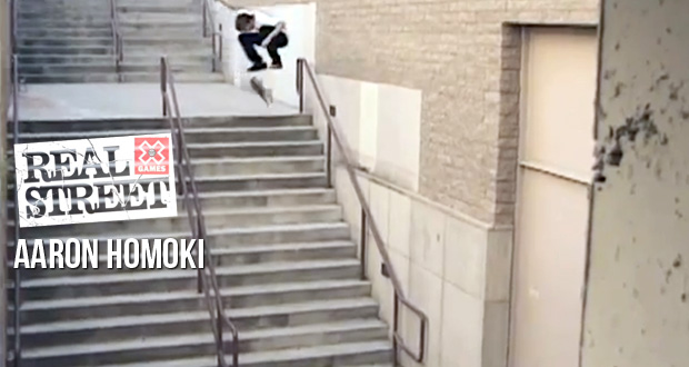 Aaron "Jaws" Homoki X Games Real Street 2012 - PATINETA Skate